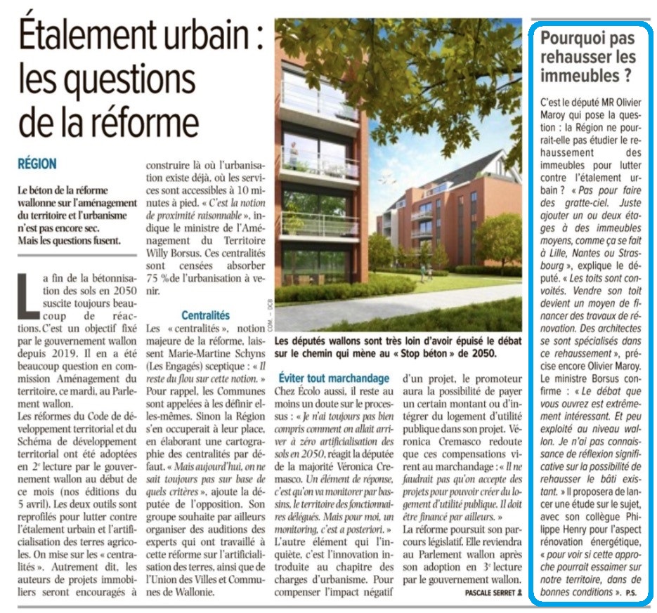 La surélévation d’immeubles existants pour lutter contre l’étalement ...